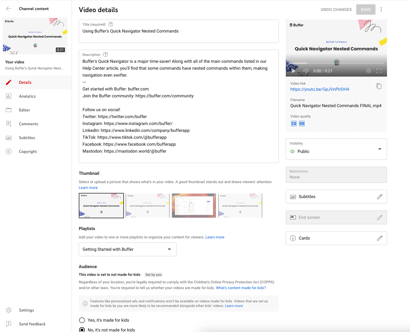 آموزش کار با یوتیوب استودیو (YouTube Studio) قدم به قدم!